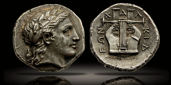 Ancient Coins – A Celebration of Music With a Greek Kithara or “Guitar ...