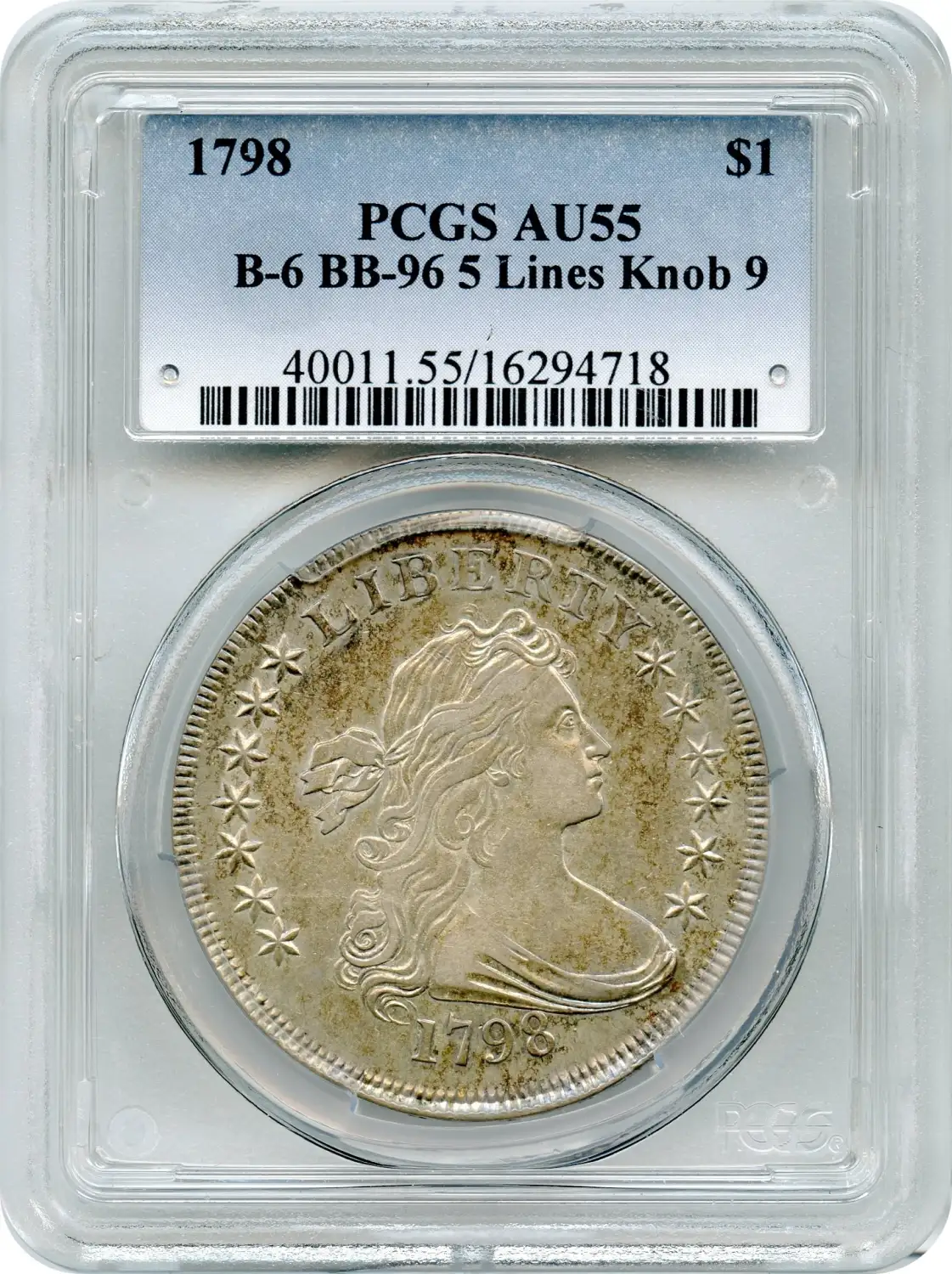 Collectors Corner - 1798 $1 BB-96 AU55 PCGS - #72138202